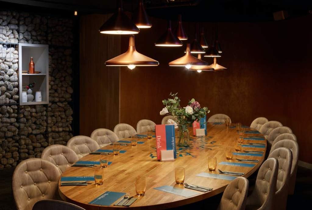 Hire Private Dining Room- The Root, Banyan Corn Exchange, Manchester • HeadBox
